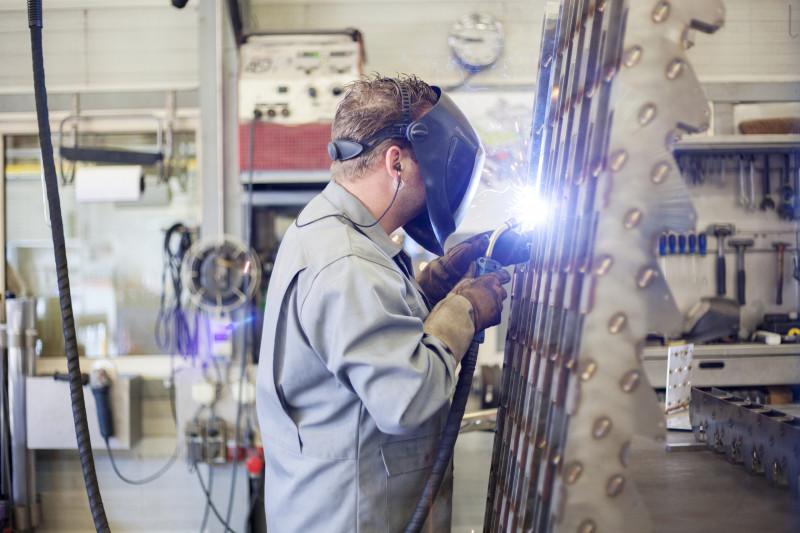 Lassen van plaatwerk halffabricaten